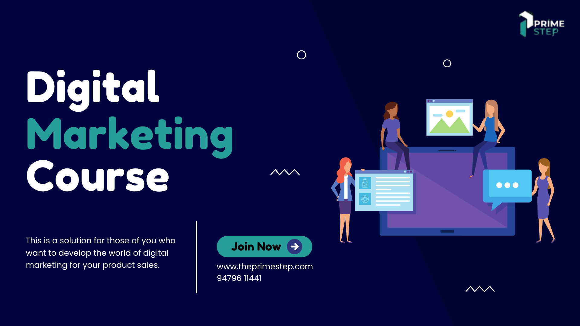 Digital Marketing Course: Your Path to Success - The Prime Step